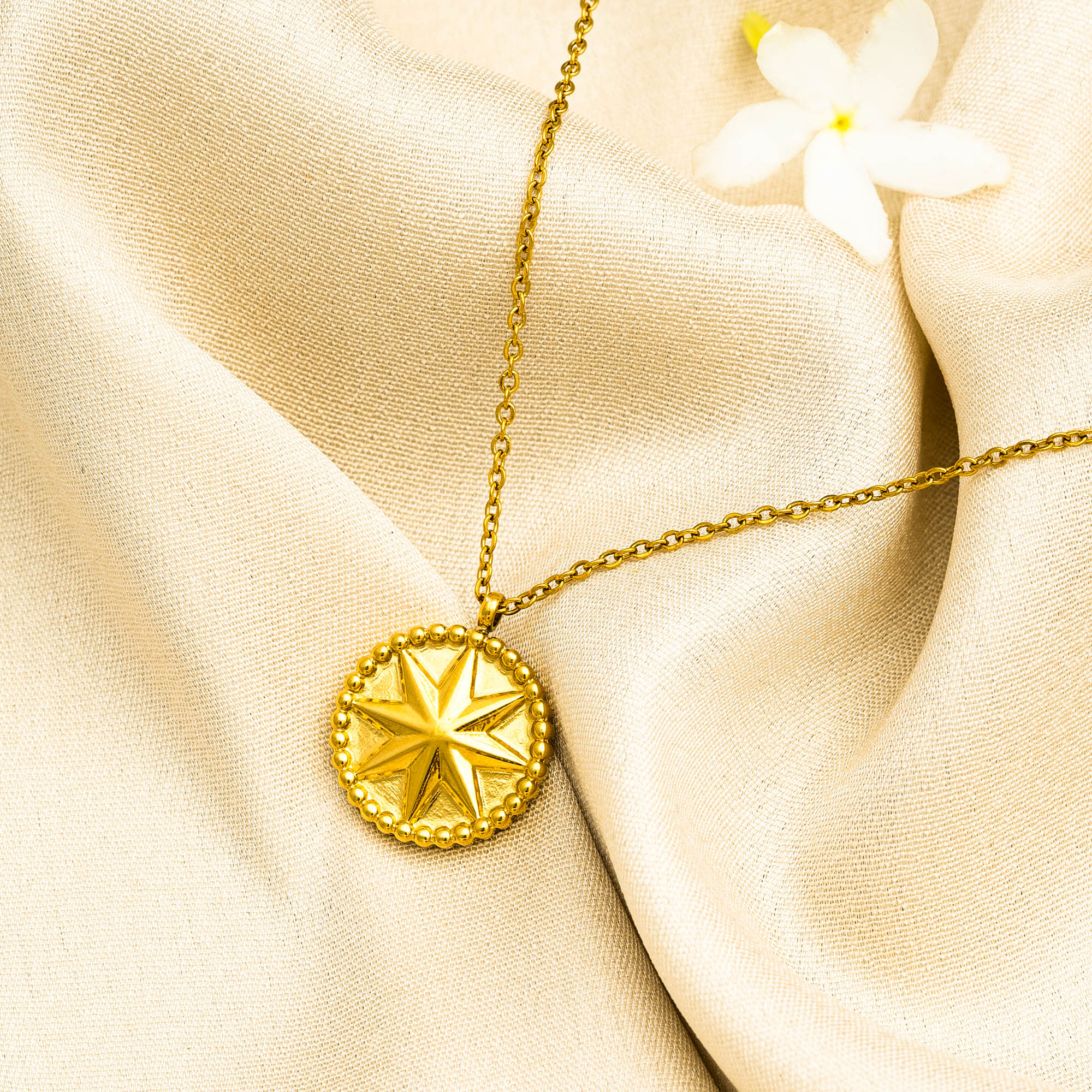 Polar Star Golden Pendant – Avyana